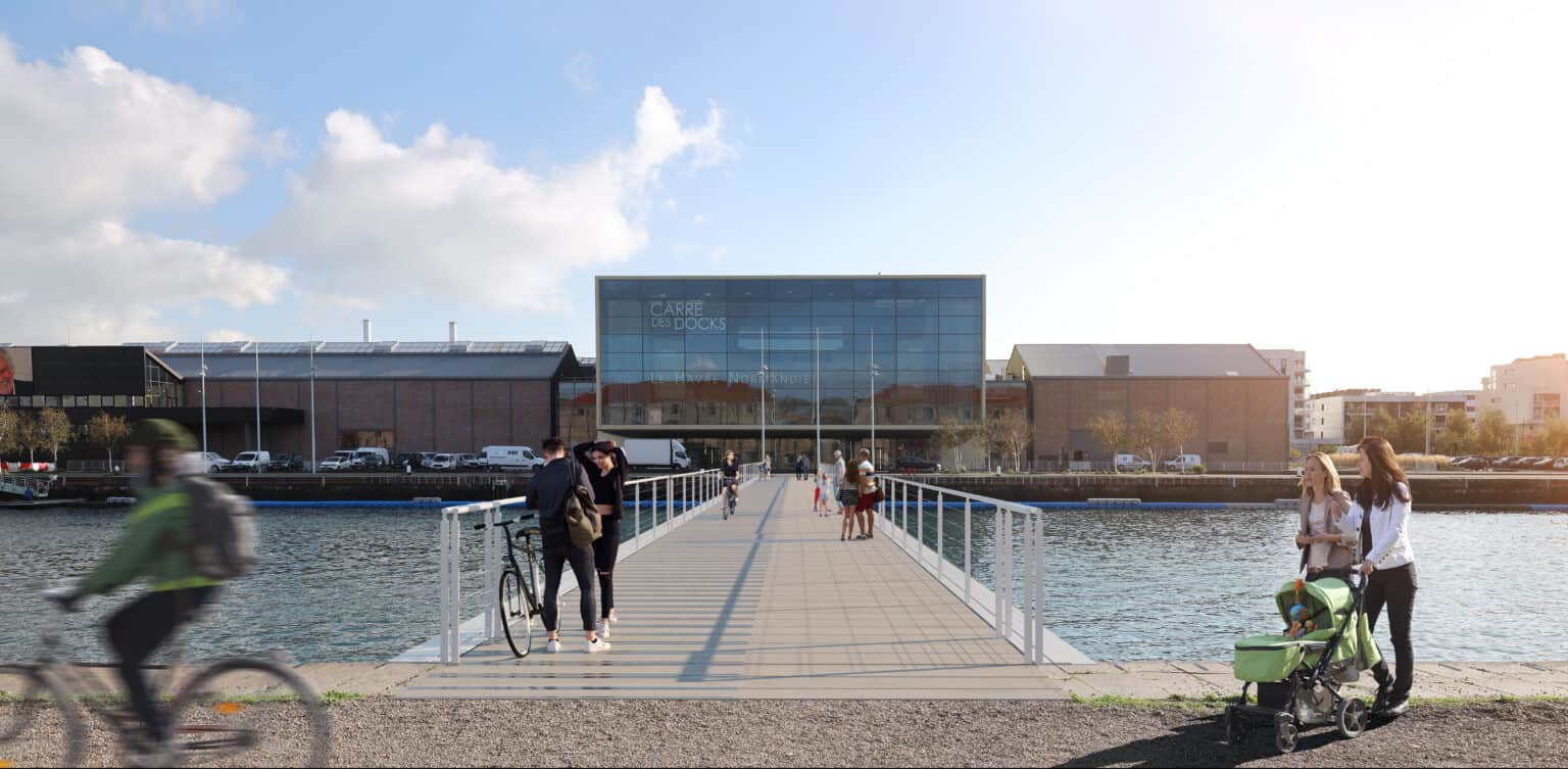 Passerelle mobile du bassin Paul Vatine - Le Havre - DVVD — Architectes ...