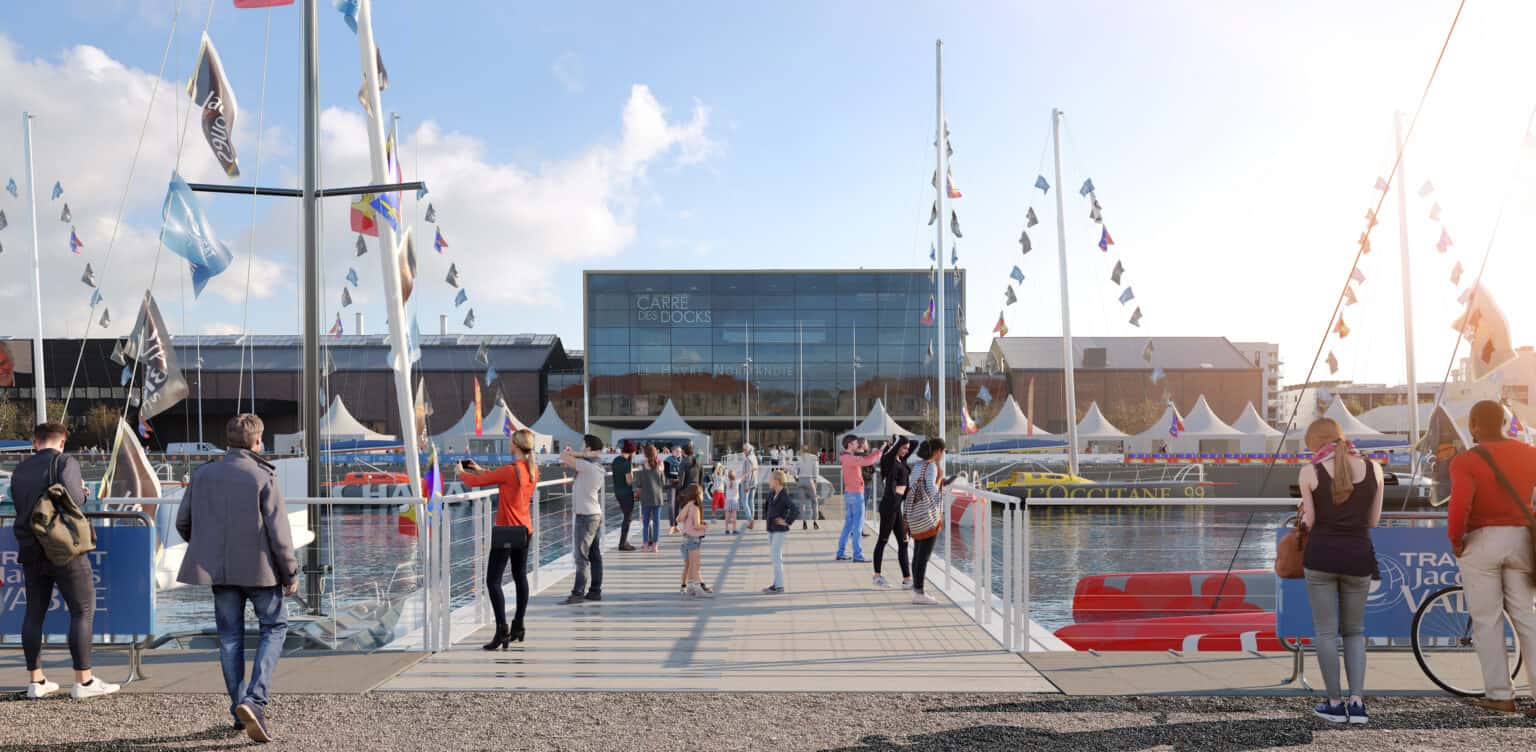 Passerelle mobile du bassin Paul Vatine - Le Havre - DVVD — Architectes ...