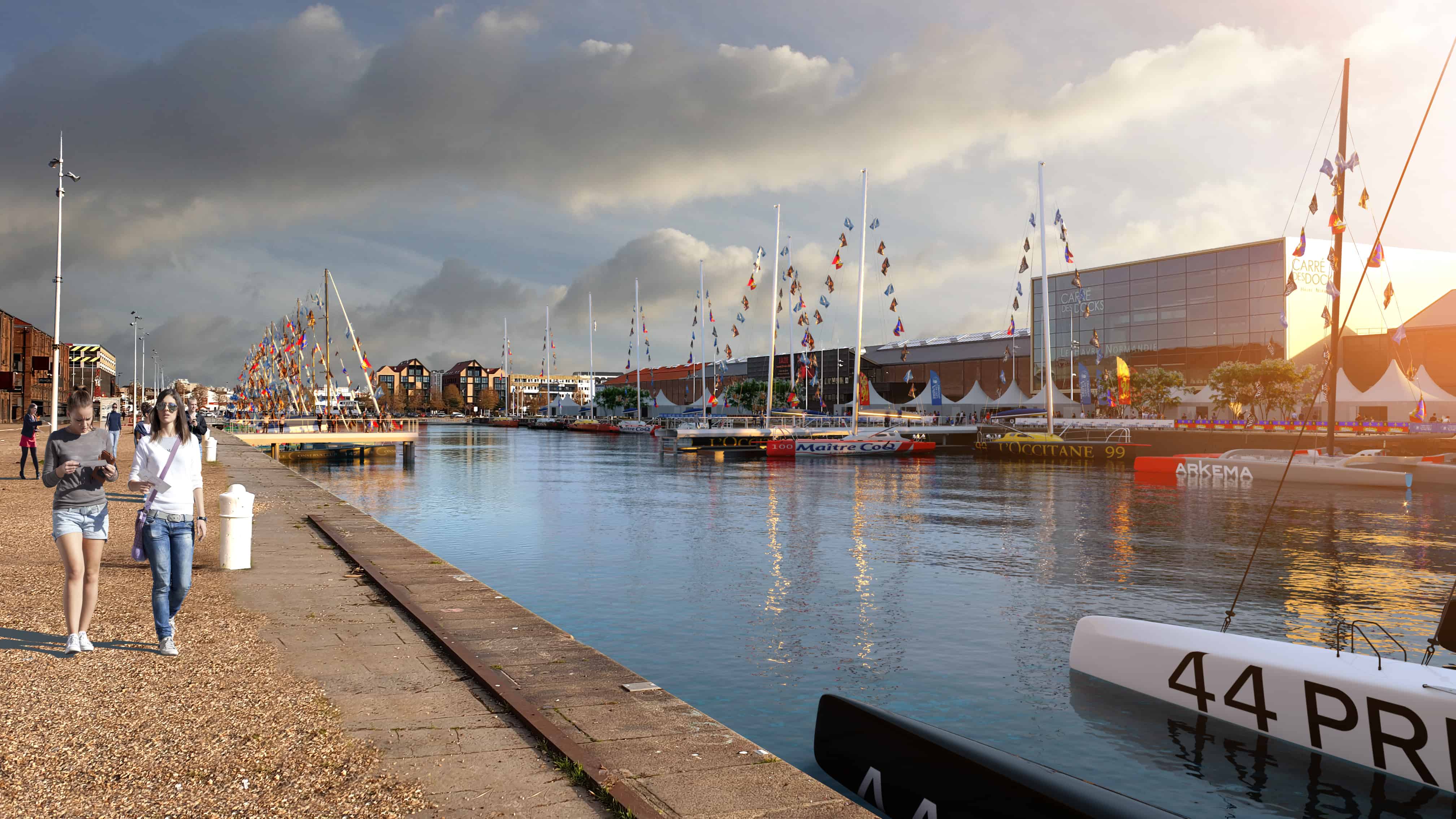 Passerelle mobile du Bassin Paul Vatine - Le Havre - DVVD — Architectes ...